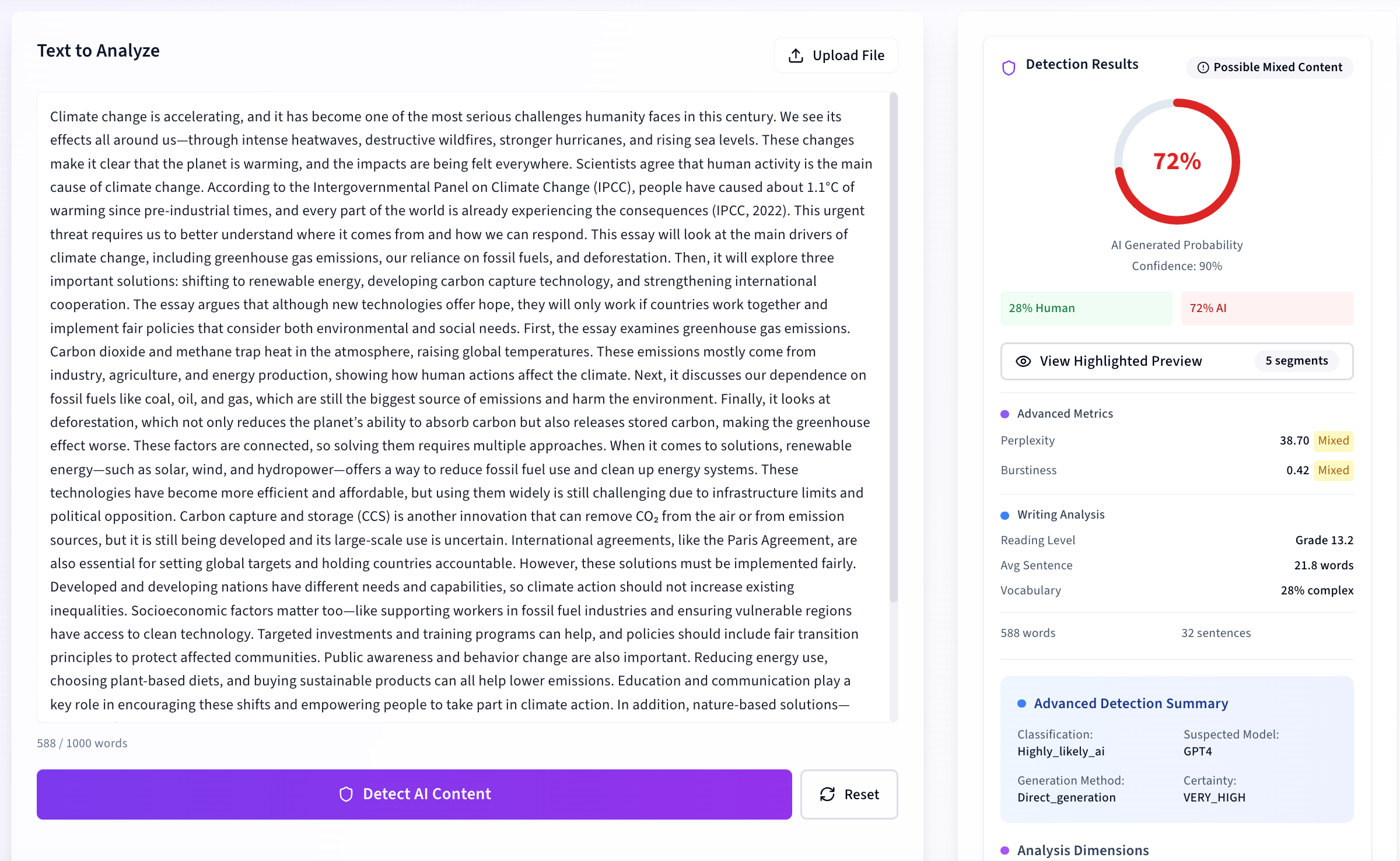 GPTZero - AI Content Detection & Writing Assistant